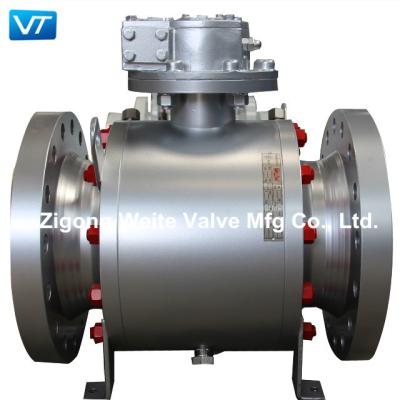 China High Precision Metal Seal Ball Valve ASME B16.34 DN50-DN1200 RTJ Flange for sale