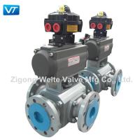 China Low Fluid Resistance Pipeline Ball Valve Gas Over Oil Actuated API 607 Ball Valve for sale