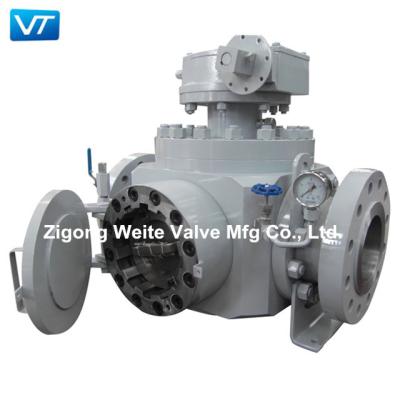 China Offshore Platform Pig Ball Valve Two Position Shut Off API 607 for sale