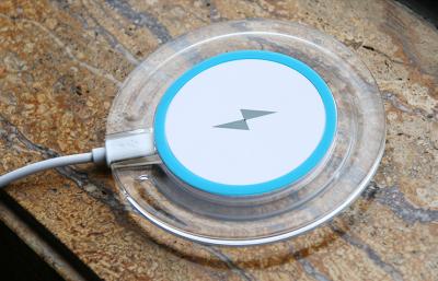 China Round shape wireless charger for sale