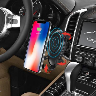 China Hot sale item for easy operation 5W/7.5W/10W car wireless charger stand for sale