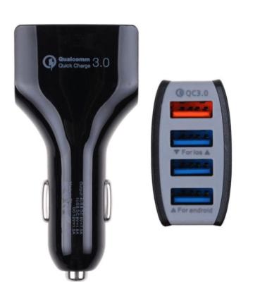 China New patent 4USB ports quick car charger for sale