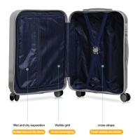 China 998 Multifunctional Suitcase, a best-selling model with a USB charging port and cup holder, available in 20-inch and 26-inch sizes, a durable and sturdy suitcase. for sale