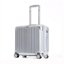 China 18-inch 901 Korean style ABS carry-on luggage with universal wheels 2026 leather case, durable and lightweight. for sale