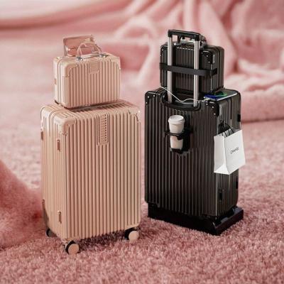 China Travel luggage Sets, cosmetic case set, ABS+ PVC Material, Large Capacity Suitcase, Silent Pulley + Combination Lock,Travel bag ,Carry-on luggage for sale