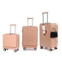 China 1988 ABS New versatile Front-Opening Suitcase 20-Inch Hard-Shell luggage with Spinner Wheels Front-Opening Pocket luggage for sale