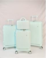 China 1988 ABS New versatile Front-Opening Suitcase 20-Inch Hard-Shell luggage with Spinner Wheels Front-Opening Pocket luggage for sale