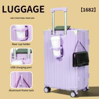 China Multifunctional Suitcase with 100KG Load-Bearing USB Plug Design and Large Capacity for Business and Travel for sale