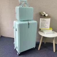 China 997 ABS+PVC Multi-Function Cup Holder Suitcase 20/24/28inch Travel Suitcases in Spinner Wheeled Luggage Set 20” Carry-On Trolley Luggage Bag Travel Case for sale