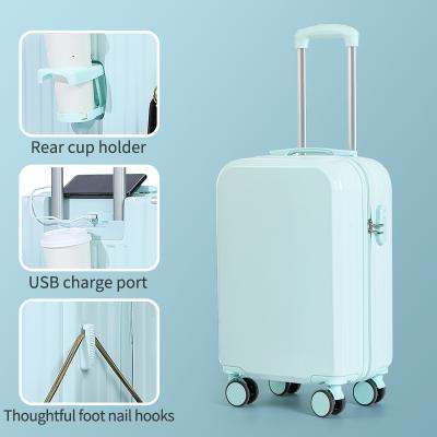 China 998 Flat trolley suitcase Best-selling Matte Finish Luggage, ABS Hard-Shell Trolley Suitcase, Student Travel Bag, Large Capacity Waterproof Shock-Resistant Combination Lock Suitcase for sale