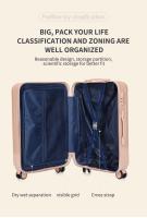 China ABS hard shell 805 luggage Affordable and Durable Hard-Shell Suitcase, Student-Specific Trolley Case, ABS Shock-Resistant and Waterproof Luggage for sale