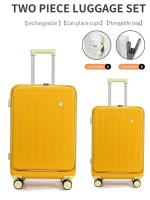 China Front-opening Wear-resistant Suitcase!The Side-opening Lid Design is convenient for taking out,and the built-in cup holder is ready for use.the large capacity space can easily hold clothes for sale