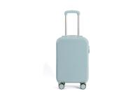 China ABS Hard-Shell Trolley Suitcase with Multiple Compartments Dry and Wet Separation and Scratch-Resistant Matte Finish for sale