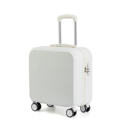 China 18 inch luggage, multifunctional small boarding luggage, business aluminum frame suitcase, men's and women's password 17 travel hard box for sale
