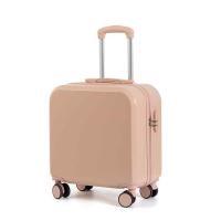 China 18 inch luggage, multifunctional small boarding luggage, business aluminum frame suitcase, men's and women's password 17 travel hard box for sale