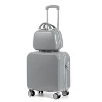 China Mini suitcase lightweight small boarding travel luggage TSA lock password travel suitcase small men's 18-inch small fresh for sale