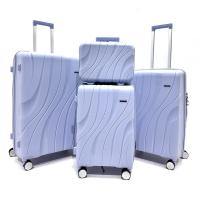 China PP Material Lightweight Suitcase with Large Capacity and Aviation Aluminum Pull Rod for Travel for sale