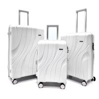 China PP Material Lightweight Suitcase with Large Capacity and Aviation Aluminum Pull Rod for Travel for sale