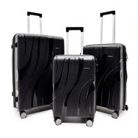 China PP Material Lightweight Suitcase with Large Capacity and Aviation Aluminum Pull Rod for Travel for sale