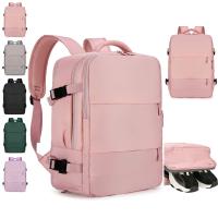 China Large Capacity Backpack for Business Travel with 15-inch Laptop Compartment and Air-cushioned Straps for sale