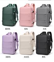 China Large Capacity Backpack for Business Travel with 15-inch Laptop Compartment and Air-cushioned Straps for sale