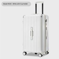 China 9004 High-grade aluminum alloy pull rod,TSA Lock ultra-smooth five-wheeled luggage for sale