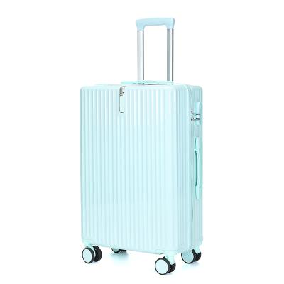 China 997 ABS+PVC Multi-Function Cup Holder Suitcase 20/24/28inch Travel Suitcases in Spinner Wheeled Luggage Set 20” Carry-On Trolley Luggage Bag Travel Case for sale