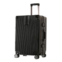 China 902 TSA Lock Panda color lock suitcase Aluminum frame trolley case 26 inch universal wheel suitcase luggage cosmetic case minimalist and luxurious good quality convenient travel 28 inches aluminum for sale