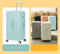 China 9010 New Candy-Colored Aluminum Alloy Trolley Suitcase, 30-inch Large Capacity, TSA Customs Lock for sale