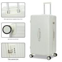 China 9010 New Candy-Colored Aluminum Alloy Trolley Suitcase, 30-inch Large Capacity, TSA Customs Lock for sale