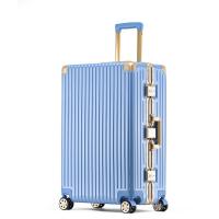China 1812 Aluminum Frame Trolley Case with TSA Customs Lock Silent Universal Wheels and High-Grade Alloy Trolley Rod Travel Suitcase for sale