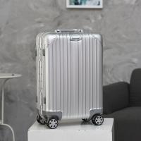 China 21520 Diamond Style Aluminum Frame Suitcase with TSA Customs Lock Aluminum-Magnesium Alloy and Silent Universal Wheels for sale