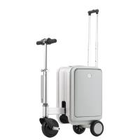China Electric carry-on luggage, 20-inch TSA-approved lockable trolley case, suitable for adults and children, smart cycling travel suitcase for sale