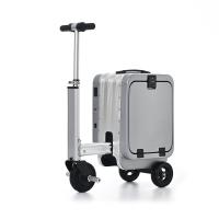 China Multifunctional electric ride-on suitcase, 20-inch, unisex, carry-on, TSA lock  , front opening, travel luggage ,smart suitcases for sale