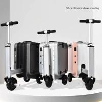 China Multifunctional electric ride-on suitcase, 20-inch, unisex, carry-on, TSA lock  , front opening, travel luggage ,smart suitcases for sale