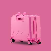 China Children's luggage, ride-on, boy/girl baby trolley suitcase, kids' travel suitcase, 18-inch lightweight small carry-on suitcase for sale