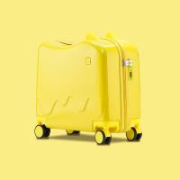 China Children's luggage, ride-on, boy/girl baby trolley suitcase, kids' travel suitcase, 18-inch lightweight small carry-on suitcase for sale