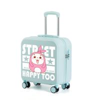 China Children's luggage, ride-on, boy/girl baby trolley suitcase, kids' travel suitcase, 18-inch lightweight small carry-on suitcase for sale