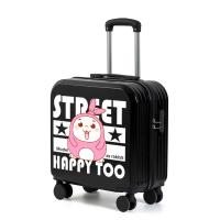 China Children's luggage, ride-on, boy/girl baby trolley suitcase, kids' travel suitcase, 18-inch lightweight small carry-on suitcase for sale