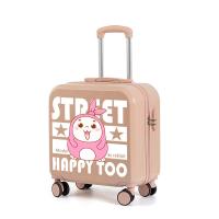 China Children's luggage, ride-on, boy/girl baby trolley suitcase, kids' travel suitcase, 18-inch lightweight small carry-on suitcase for sale