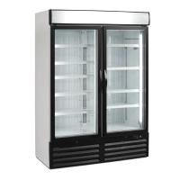 China Frozen Meat Glass Door Freezer With Ec Fan Motors for sale
