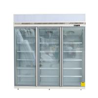 China R290 Refrigerant Upright Beverage Fridge Plug In for sale