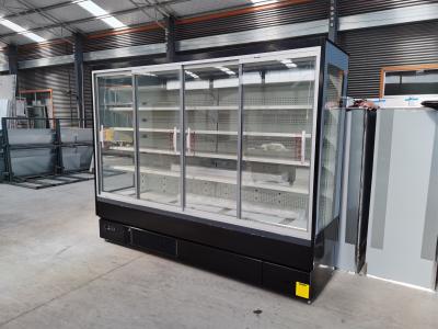 China Supermarket Ice Cream Upright Merchandiser Freezer With Multi Decks for sale