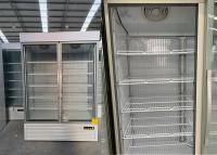 China Integral Glass 2 Door Display Freezers With Energy Label for sale