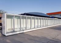 China Wall Multi Deck Vertical Glass Door Freezer Height 2080 Remote Type for sale
