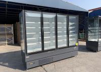 China Integral Swing 4 Glass Door Multideck Display Refrigerator R290 Plug In for sale