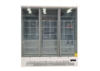 China White Self Contained Three Glass Door Merchandiser Freezer Low Noise for sale