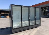 China Super Market Remote Four Glass Door Display Freezer Cabinets Multideck for sale