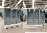 China EC Fan 3 Glass Door Merchandising Freezer Enery Saving for sale