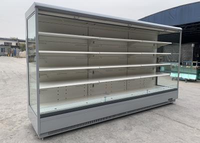 China Multiplexing Self Serve Vertical Display Chiller Door Optional Remote for sale